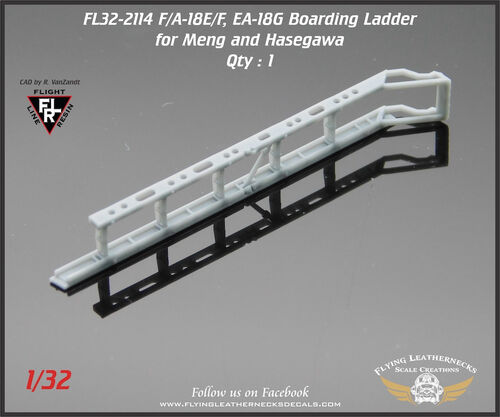 Flying Leathernecks 32-2114 Boeing F/A-18 E/F and EA-18G - Boarding Ladder (3D-Printed / for Meng and Hasegawa Kits)