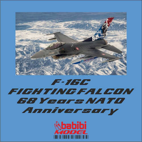 Babibi Models 01361 Lockheed Martin F-16 C Fighting Falcon - 68 Years NATO Anniversary