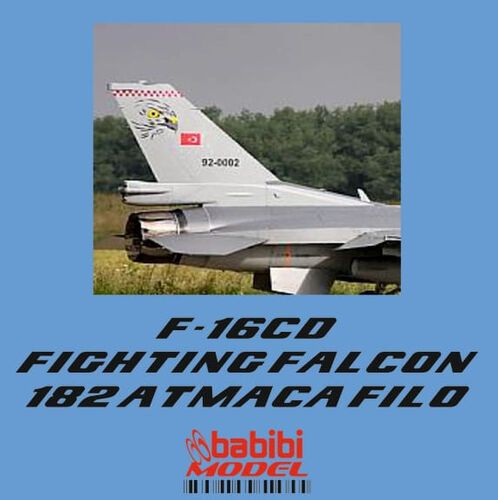 Babibi Models 01088 Lockheed-Martin F-16 C/D Fighting Falcon - 182 Atmaca Sq 2007-2009 Scheme