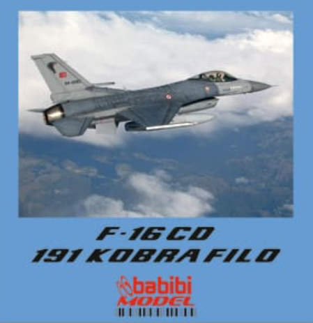 Babibi Models 01097 Lockheed-Martin F-16 C/D Fighting Falcon - 191 Kobra Sqn