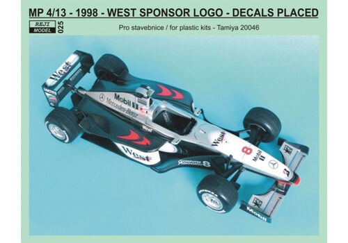 Rejimodel 025 McLaren MP4/13 - West Decals Set (for Tamiya Kits)