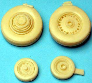 R-Flight RF32011 North American F-100 D - Wheels (for Trumpeter Kits)