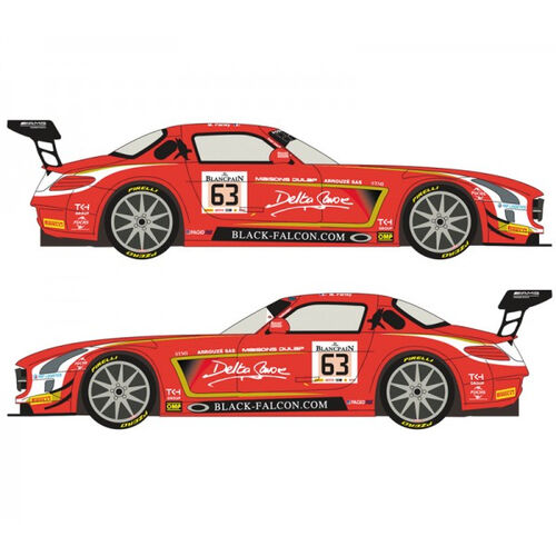 Racing Decals RDE24-012 Mercedes SLS GT3 63 - Total 24h of Spa 2014 (for Fujimi Kits)
