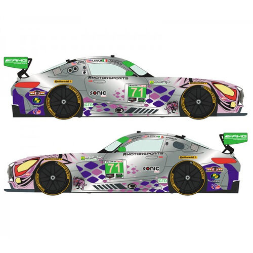 Racing Decals RDE24-022 Mercedes AMG GT3 - 71 12hSebring 2018 (for Tamiya Kits)