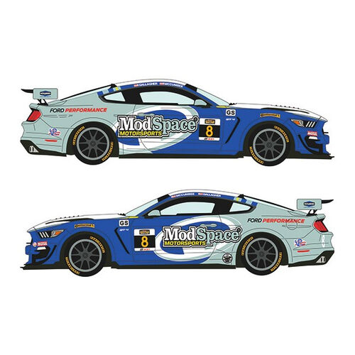 Racing Decals RDE24-035 Ford Mustang GT4 - No.8 IMSA Continental Tire Challenge 2018 (for Tamiya Kits)
