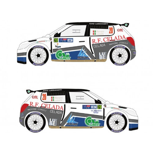 Racing Decals RDR-014 Skoda Fabia S2000 - No.20 Rally Mille Miglia 2012