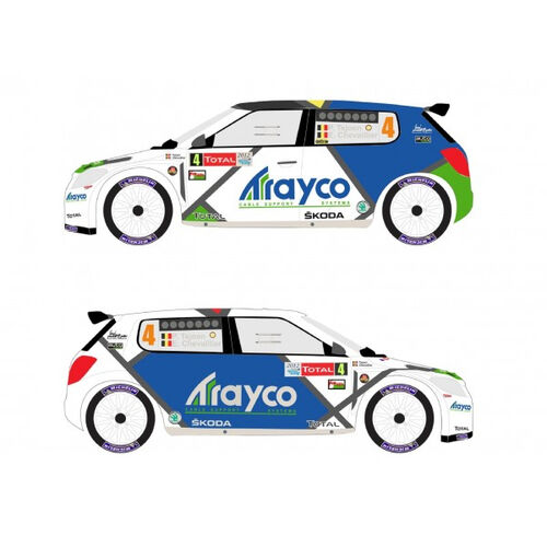 Racing Decals RDR-015 Skoda Fabia S2000 - No.15 Rally GEKO Ypres 2012