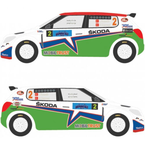 Racing Decals RDR-018 Skoda Fabia S2000 - No.2 / No.6 - Rally Bosphorus 2012