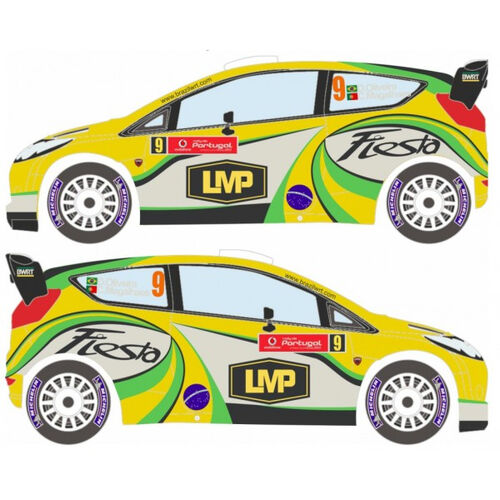 Racing Decals RDR-023 Ford Fiesta WRC - No. 9 Vodafone Rally Portugal 2012