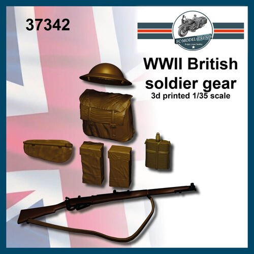FC ModelTrend 37342 WWII British Soldier Gear