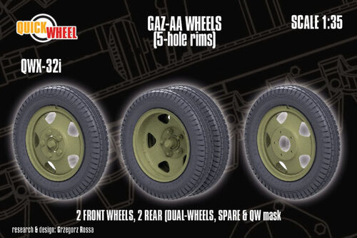 Quick Wheel QWX32i GAZ-AA - Wheels (5-Hole Rims)
