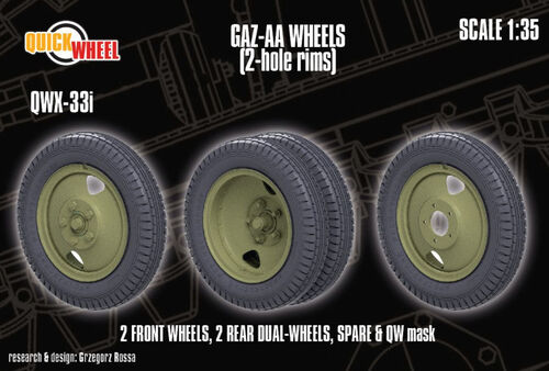 Quick Wheel QWX33i GAZ-AA - Wheels (2-Hole Rims)