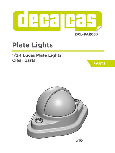 Decalcas PAR033 Lucas Plate Lights (10 pcs)