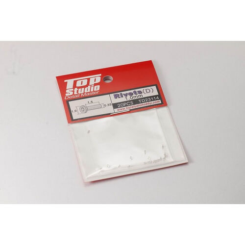 Top Studio TD23114 1.0 mm Rivets (D) - 20 pcs