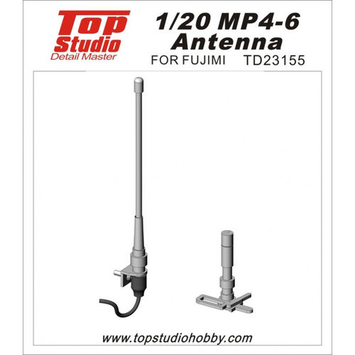 Top Studio TD23155 McLaren MP4/6 - Antenna (for Fujimi Kits)
