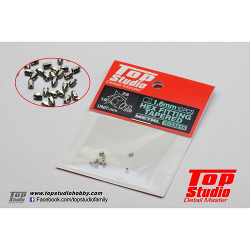 Top Studio TD23216 Hex Fitting Tapered (10 pcs)