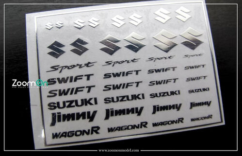 ZoomOn ZD035 Suzuki Metal Sticker Set