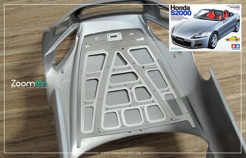 ZoomOn ZD133 Honda S2000 - Hood Structure (for Tamiya Kits)
