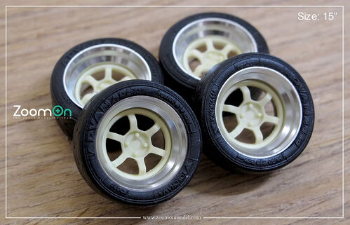 ZoomOn ZR076-15 15inch Rays Volk Racing TE37V Rim Set