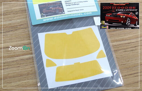 ZoomOn ZD077 Window & light painting masks - Dodge Challenger