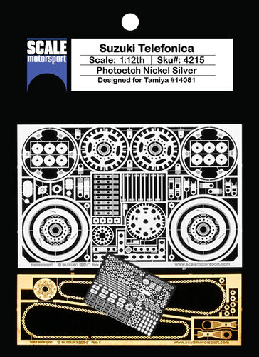 Scalemotorsport 4215 Suzuki Galant Gamma Telefonica - PE Detail-Up Set (for Tamiya 14081 Kit)