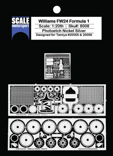 Scalemotorsport 8008 Williams FW24 - PE Detail-Up Set (for Tamiya 20055 & 20056 Kits)