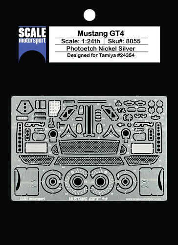 Scalemotorsport 8055 Ford Mustang GT4 - PE Detail Set (for Tamiya 24354 Kit)