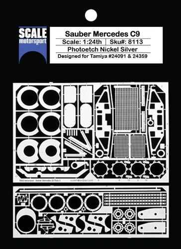 Scalemotorsport 8113 Mercedes Sauber C9 - PE Detail Set (for Tamiya 24091 and 24359 Kits)