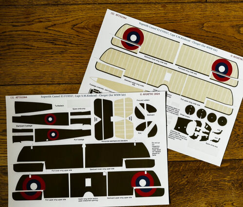 Aviattic ATT32384 Sopwith Camel F.I - F1955? Capt. Sam Kinkead - Clerget engine (for Wingnut Wings Kits)