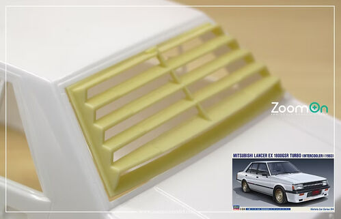 ZoomOn Z128 Mitsubishi Lancer EX 1800GSR window louver
