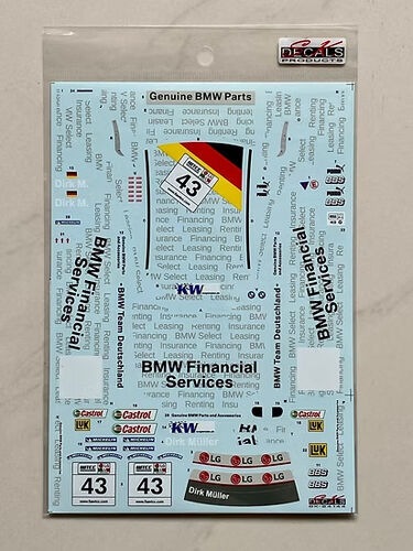 SK Decals 24144 BMW 320i E46 FIA WTCC Race of Italy 2005 - Decals Set (for NuNu Kits)