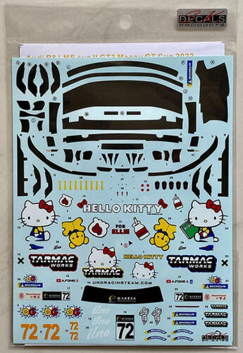 SK Decals 24159 AUDI R8 LMS Evo II GT3 Macau GT Cup 2022 - Decals Set (for NuNu Kits)
