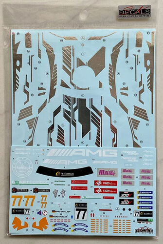 SK Decals 24161 Mercedes AMG GT Evo Macau GT Cup 2022 - Decals Set (for Tamiya Kits)