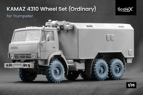 ScaleX WM35009 Kamaz 4310 Ordinary Wheel Set (For Trumpeter)
