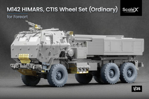 ScaleX WM35025 HIMARS Ordinary Wheel Set With CTIS (For Foreart)