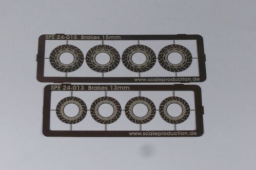 Scale Production SPE24020-GT3R Disc brake set Porshe GT3R (Fujimi)