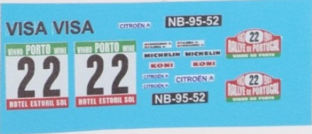 Colorado / Carpena Decals 24070 Citroen Visa Chrono - A. Romaozinho Rally Portugal 1983