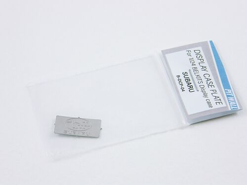 Pitwall B-DCP-04 SUBARU STAINLESS STEEL PLATE FOR DISPLAY CASE