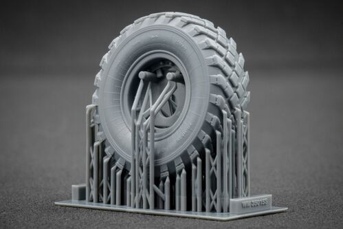 ScaleX WM35016 GAZ Tiger V2 (with shield) - Ordinary Wheel Set (for Meng Kits)