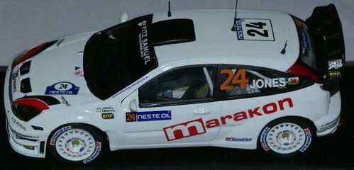 Dominomodel 43DMN15 FORD FOCUS WRC JONES FINLAND 07