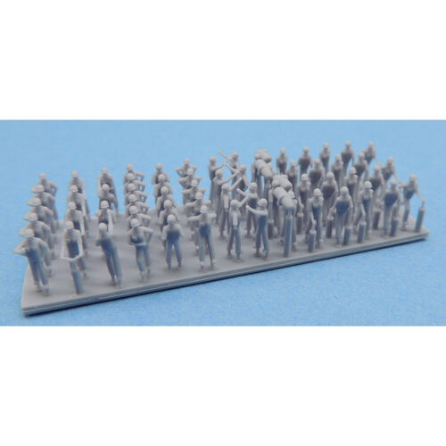 Black Cat Models AC2000015a US Navy Sailors On Duty Wearing Steel Helmet (60pcs)
