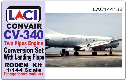 LACI 144188 Convair CV 340 - Two Pipes Conversion with Landing Flaps (for Roden Kits)