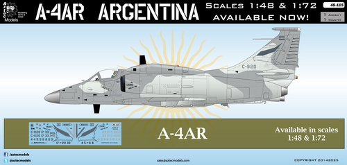 Aztec 48D115 Douglas A-4 AR in Argentina