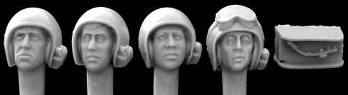 Hornet UH03 Headset US AFV Helmets 1960s (5 pcs)