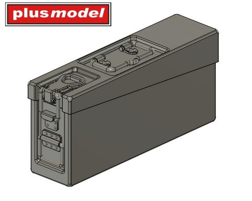 Plus Model DP3081 Ammunition Boxes for 7,92 mm Ammunition – Early (10 pcs / 3D-Printed)