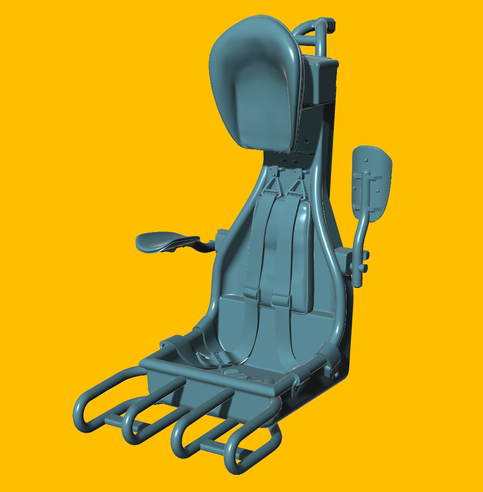 LF Models 3D3203 Dornier Do-335 - 3D-Printed Seat (for HK Models and Zoukei Mura Kits)