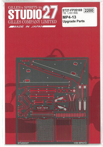 Studio 27 FP20169 McLaren MP4/13 - Upgrade Parts (for Tamiya Kits)