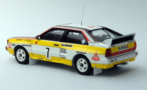 Renaissance TK24-046 Audi Quattro Gr.B - Monte Carlo 1984 Rohrl Resin Body PE Parts (for Tamiya Kits)