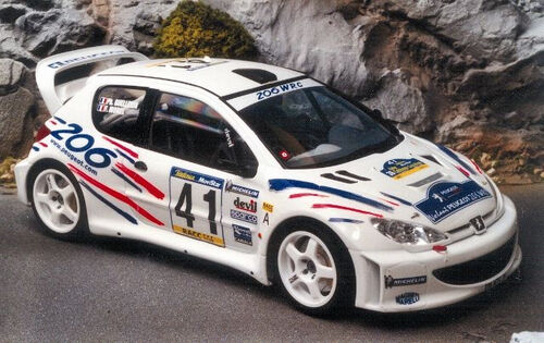 Renaissance TK24-067 Peugeot 206 WRC - Cataluniya 2000 Morel (for Tamiya Kits)