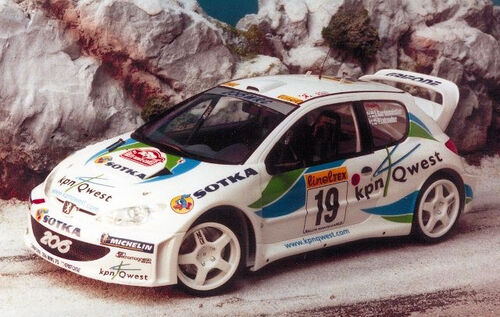 Renaissance TK24-079 Peugeot 206 WRC - Monte Carlo 2001 Gardemeister (for Tamiya Kits)